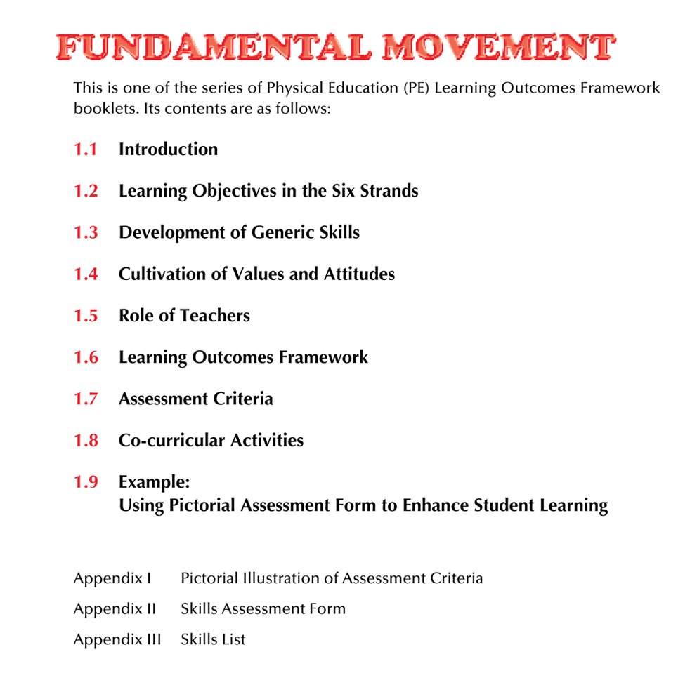 Physical Education Outcomes